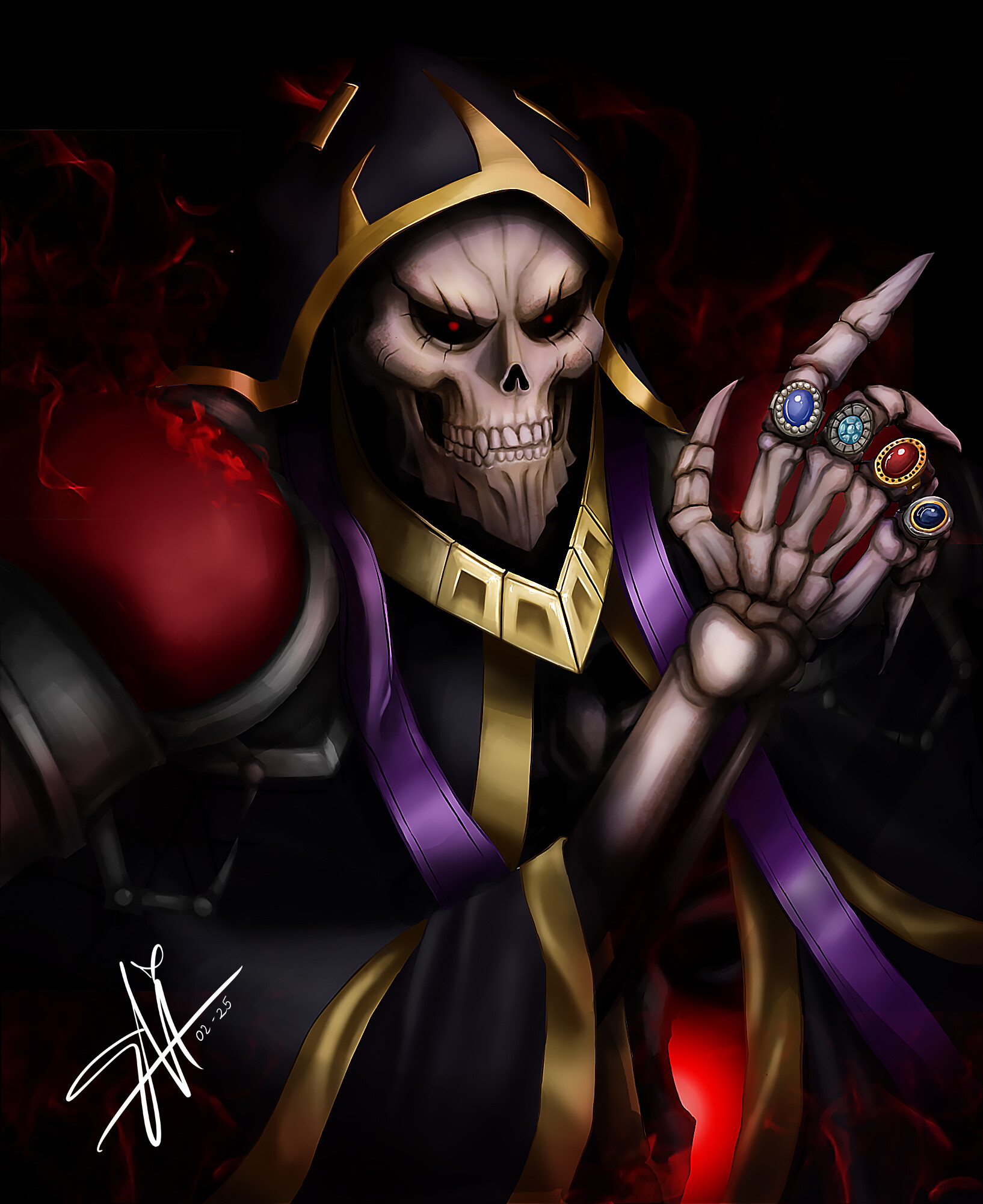 ArtStation - Ainz Ooal Gown