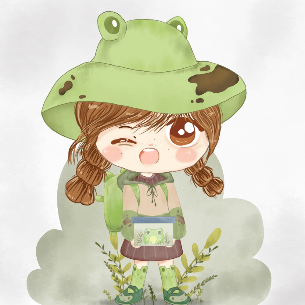 Chibi Potato Drawing