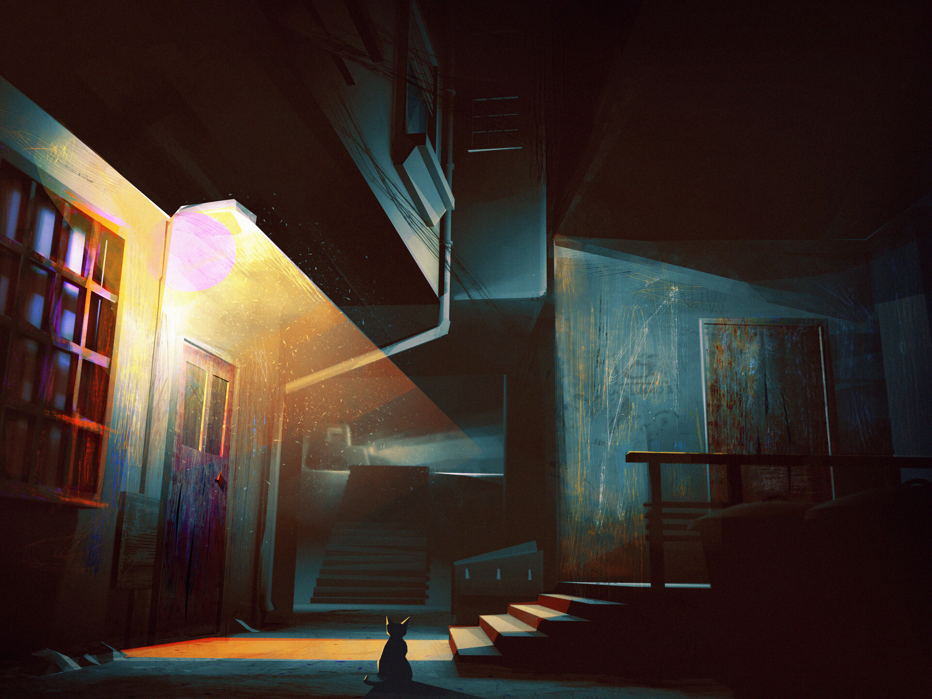 ArtStation - The inner yard