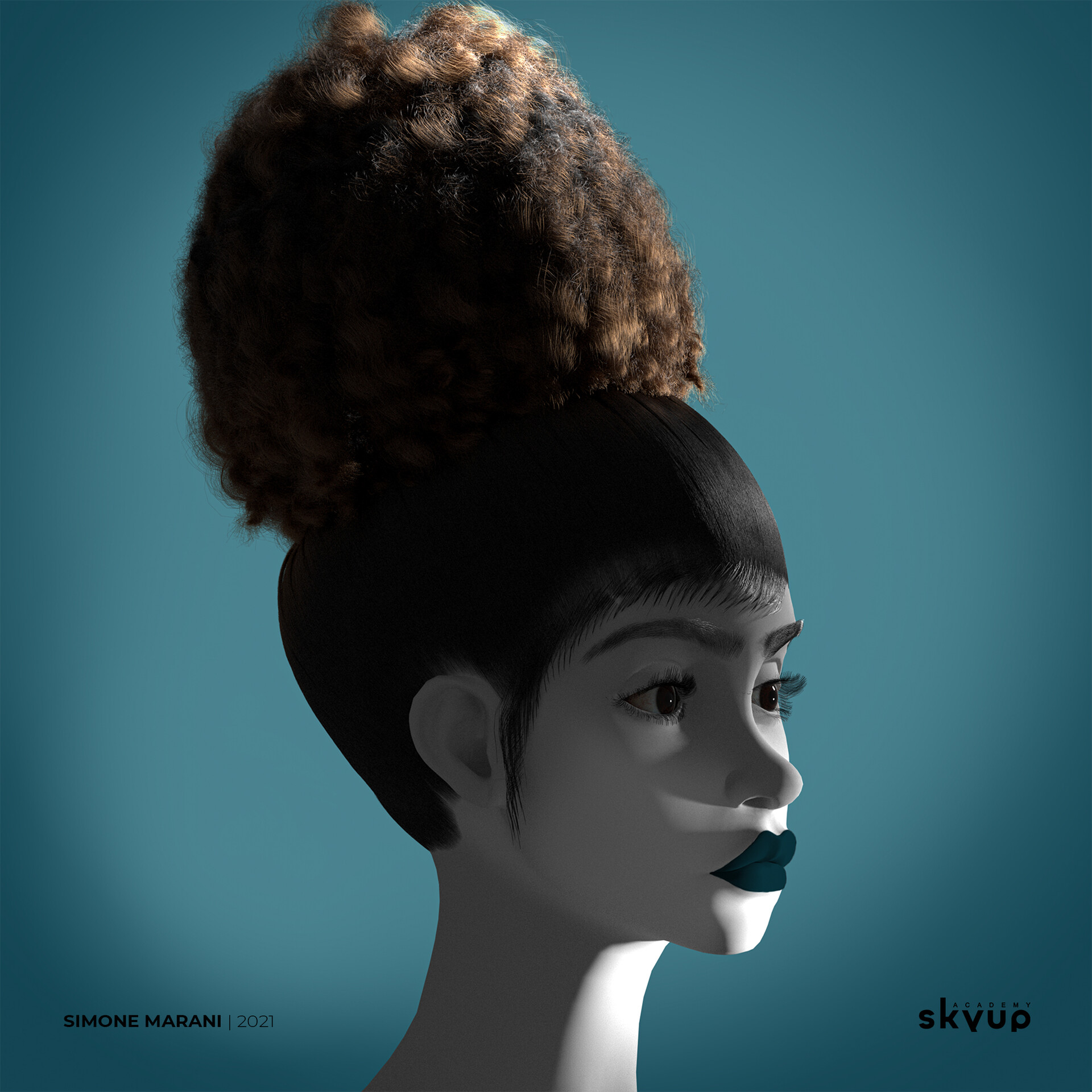 ArtStation - Curly grooming