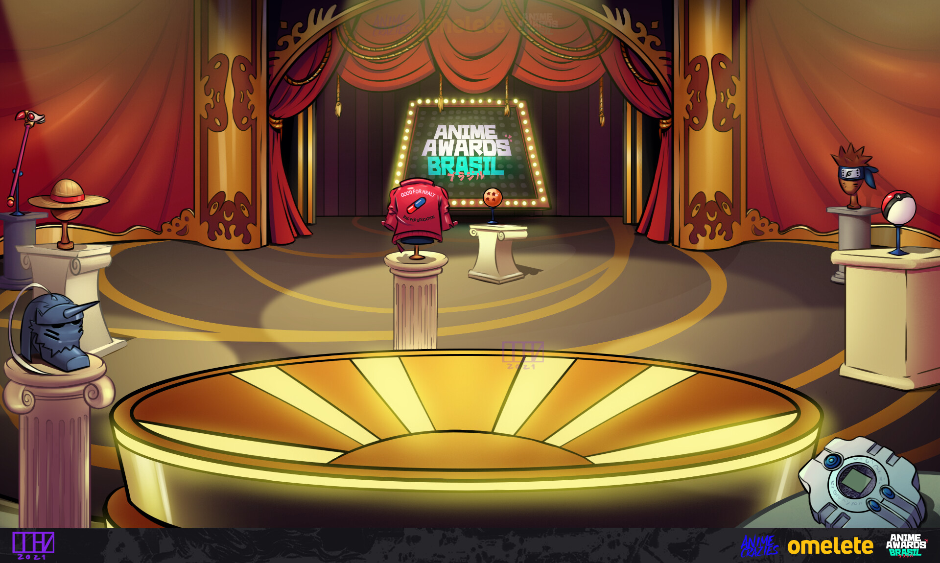 ArtStation - Online Stage "Anime Awards Brazil" by Anime Crazies and ...