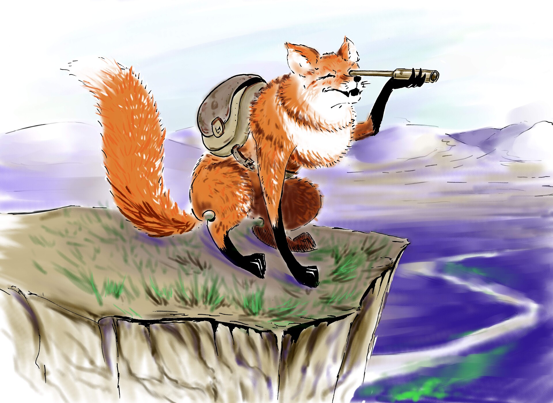 ArtStation - Fox Adventurer