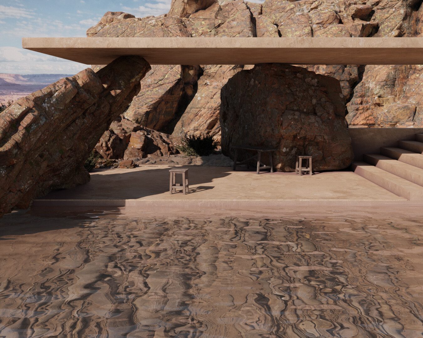 ArtStation - rock support