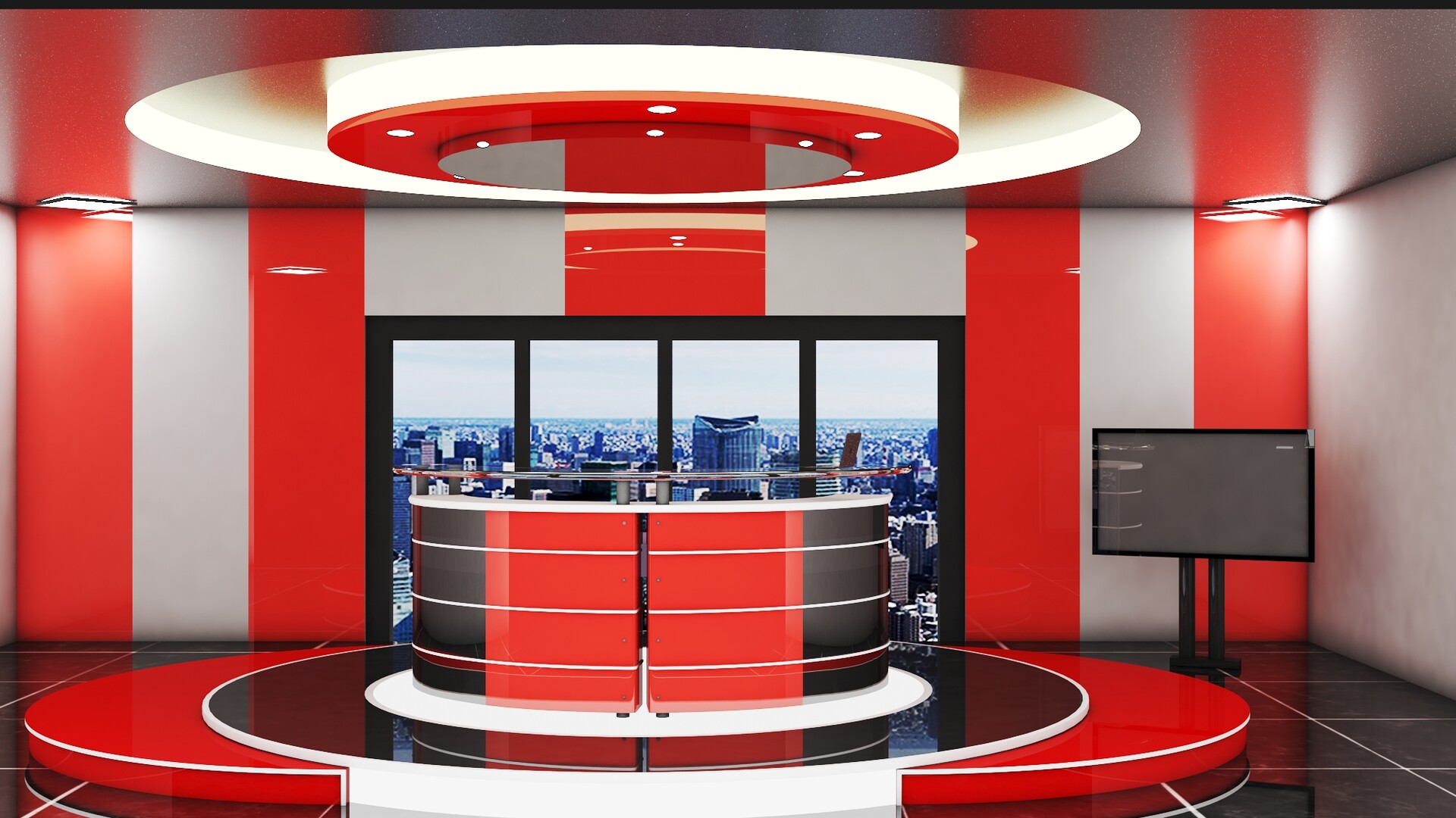 ArtStation - News room design