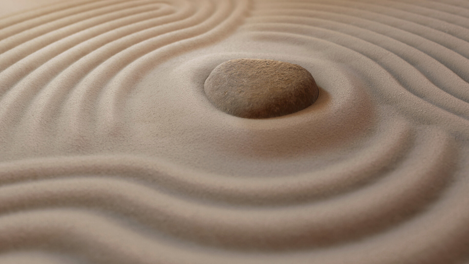 Zen Garden Sand Background