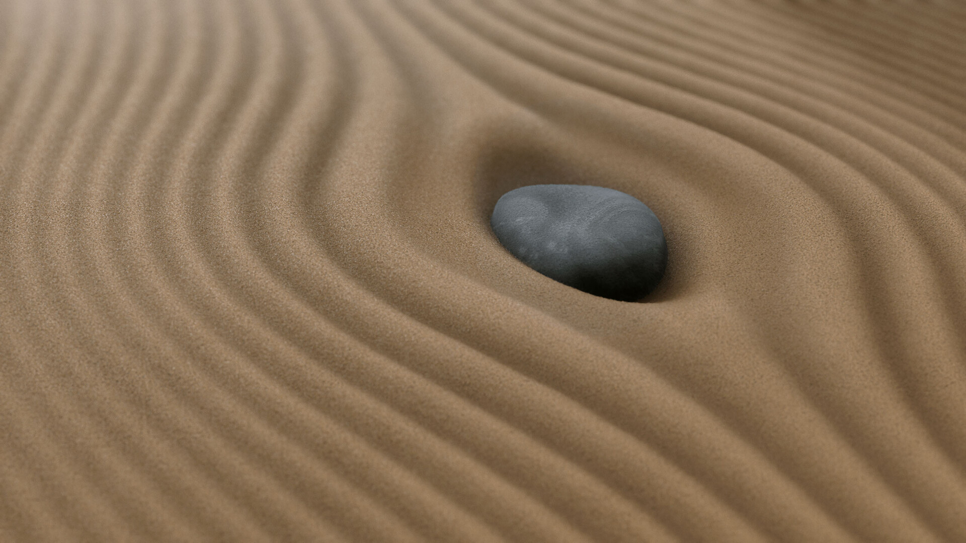 ArtStation - zen garden sand and stones materials