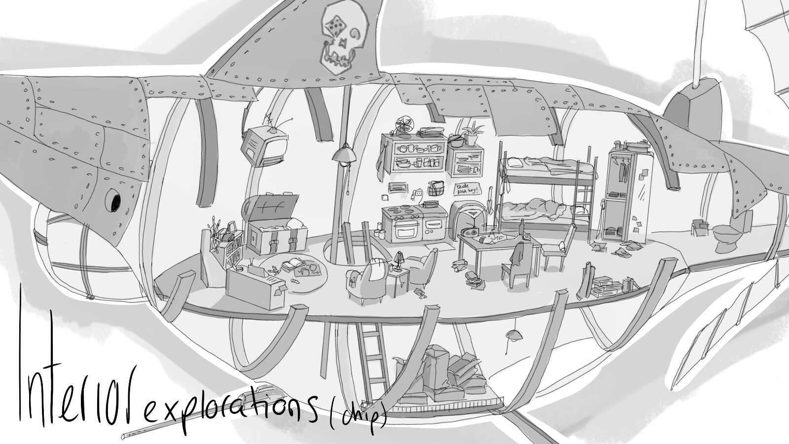 ArtStation - Ship Design Interior