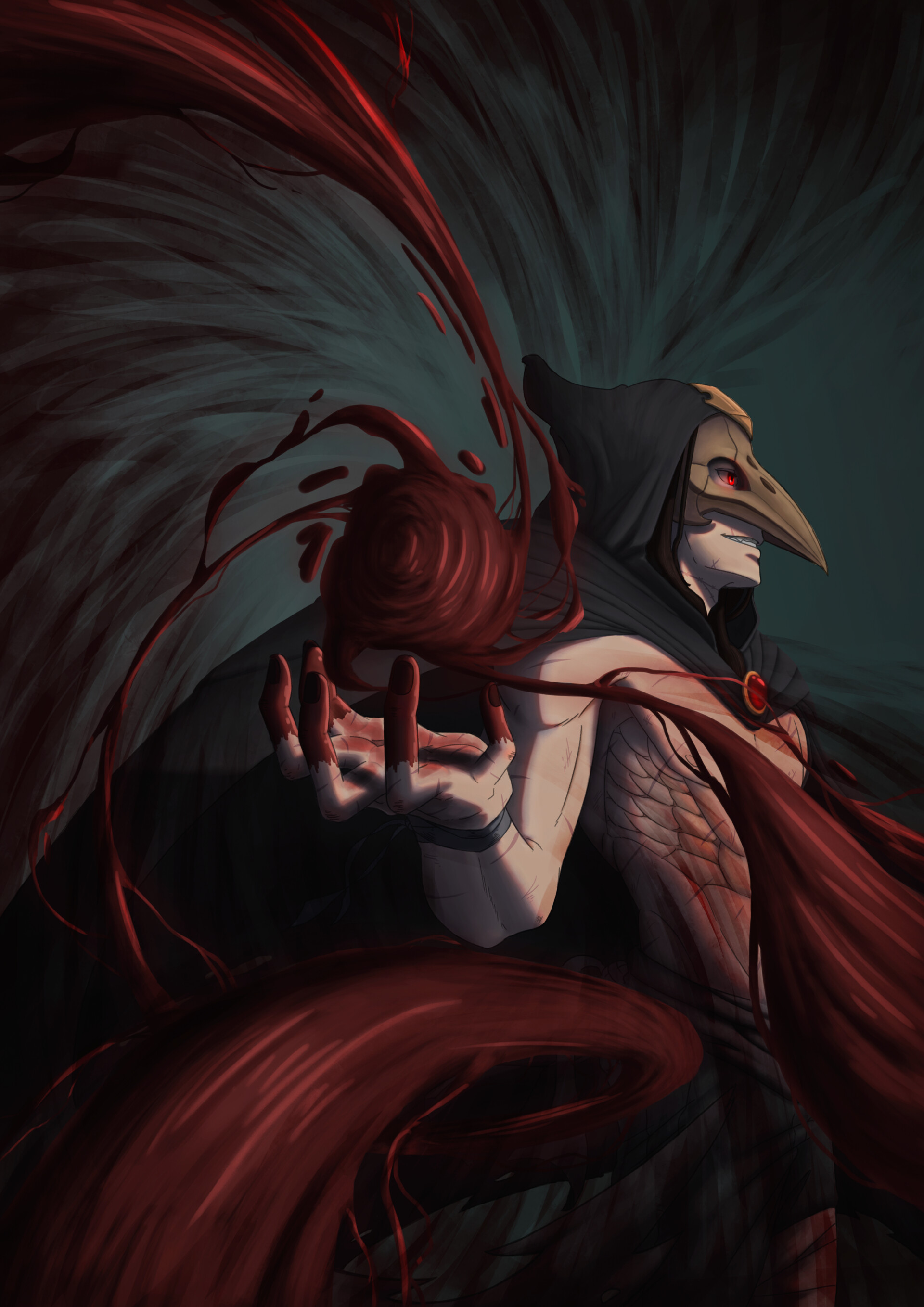 ArtStation - Red raven