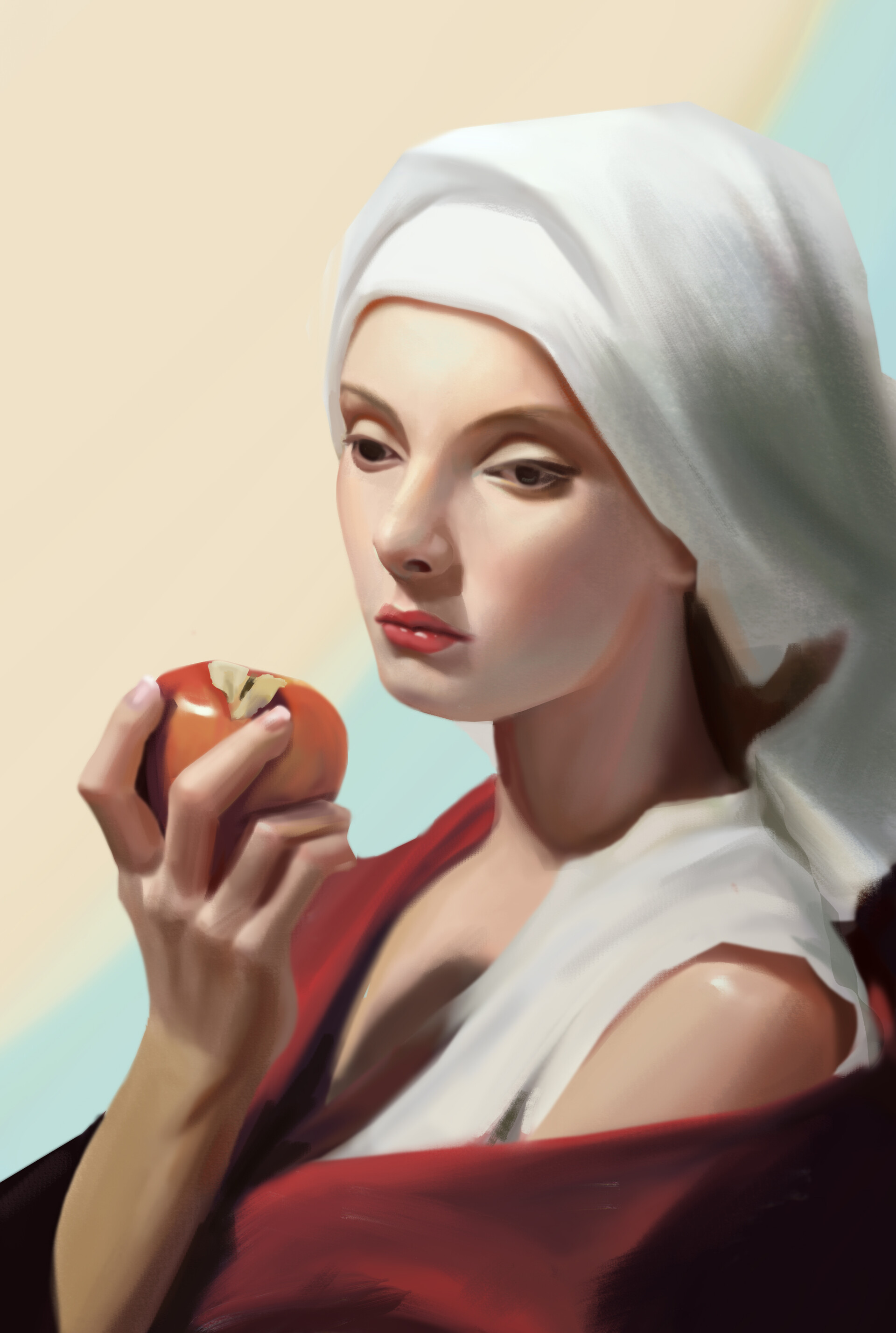 ArtStation - apple girl