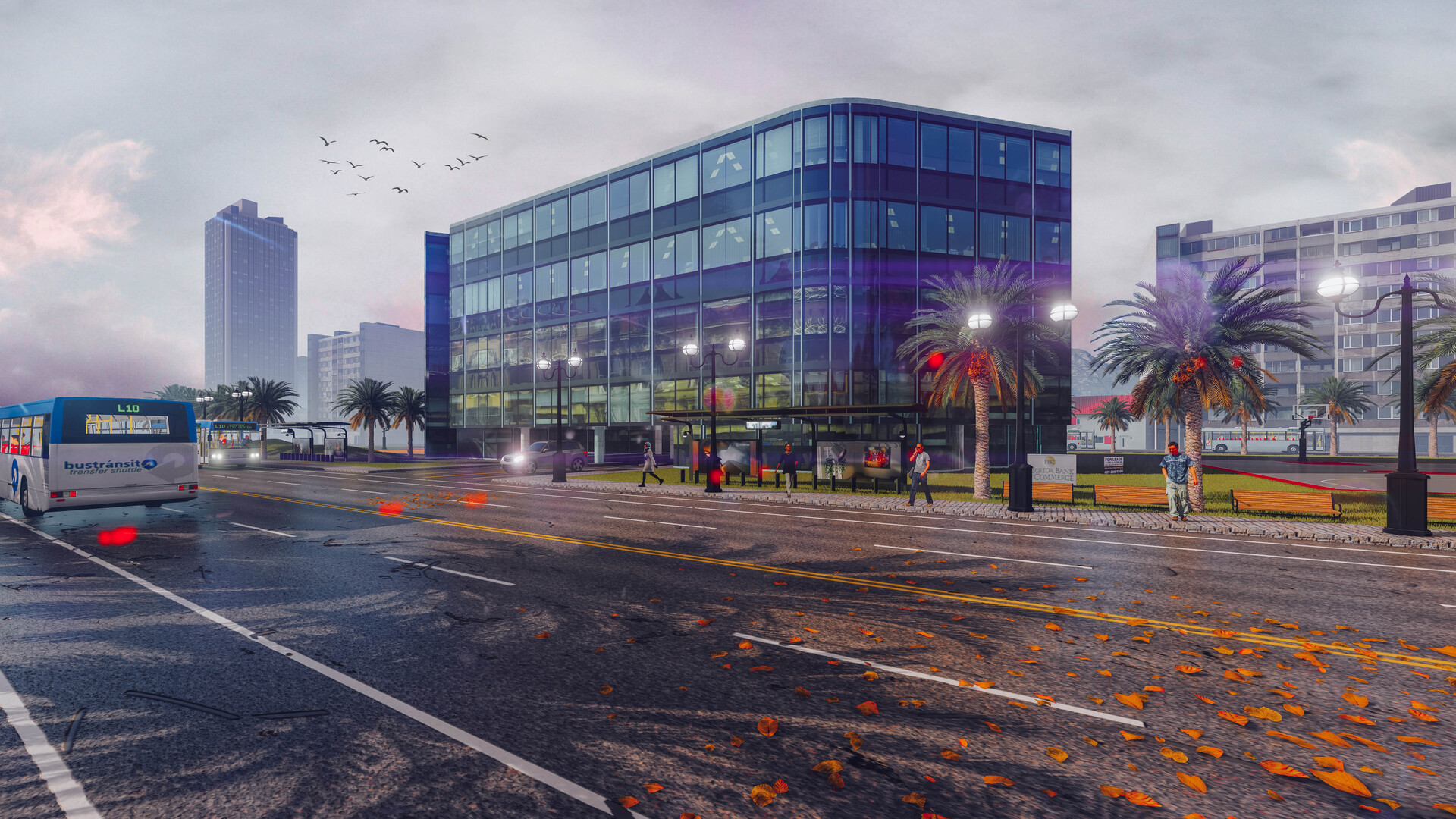 ArtStation - Mid - Rise Office