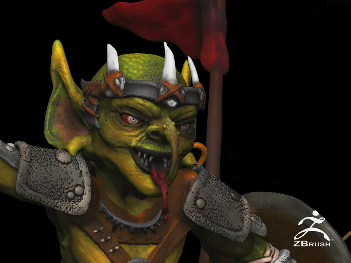 ArtStation - Goblin Rat Raider - Conceptual Sculpt