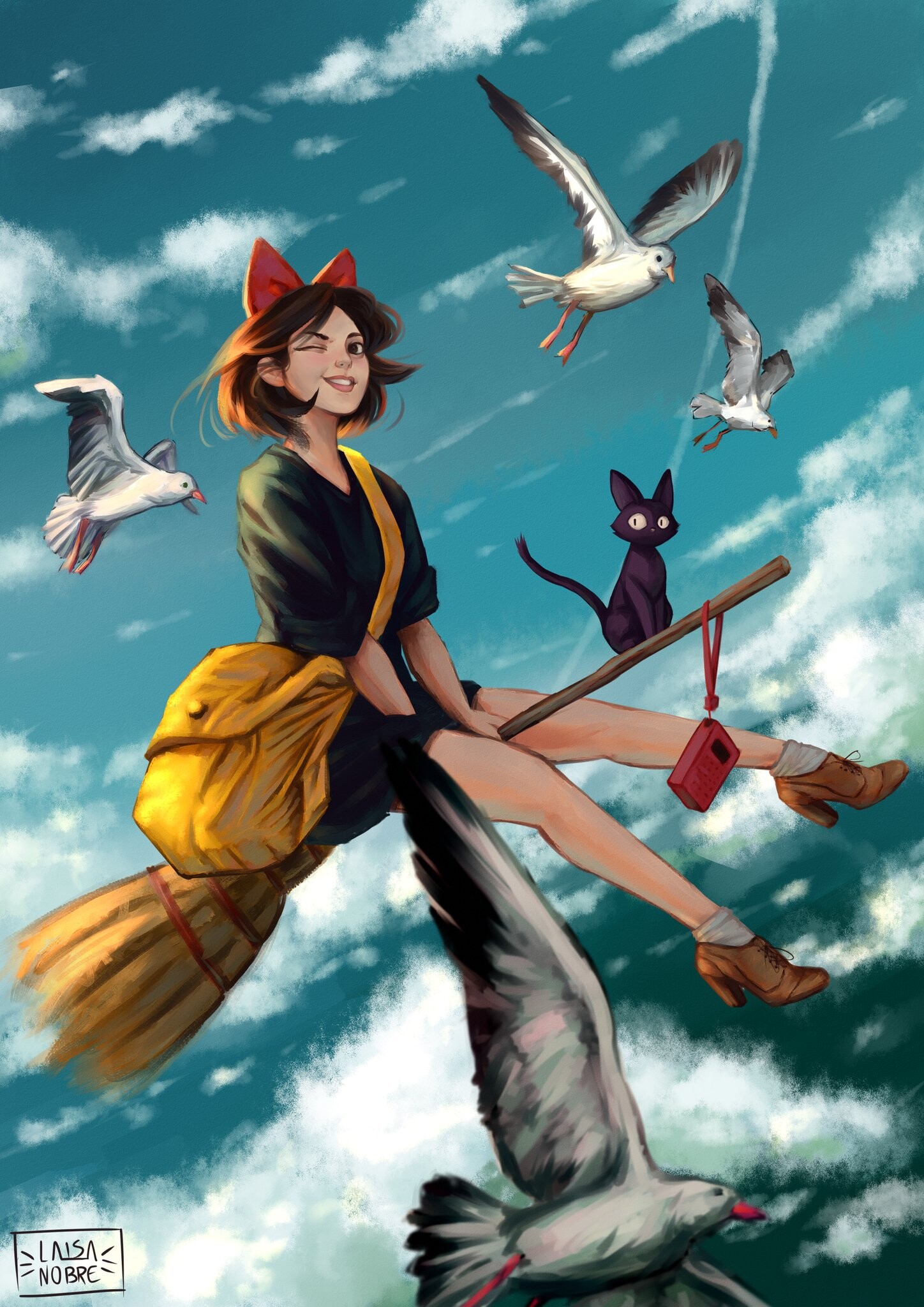 ArtStation - Kiki's Delivery Service fan art