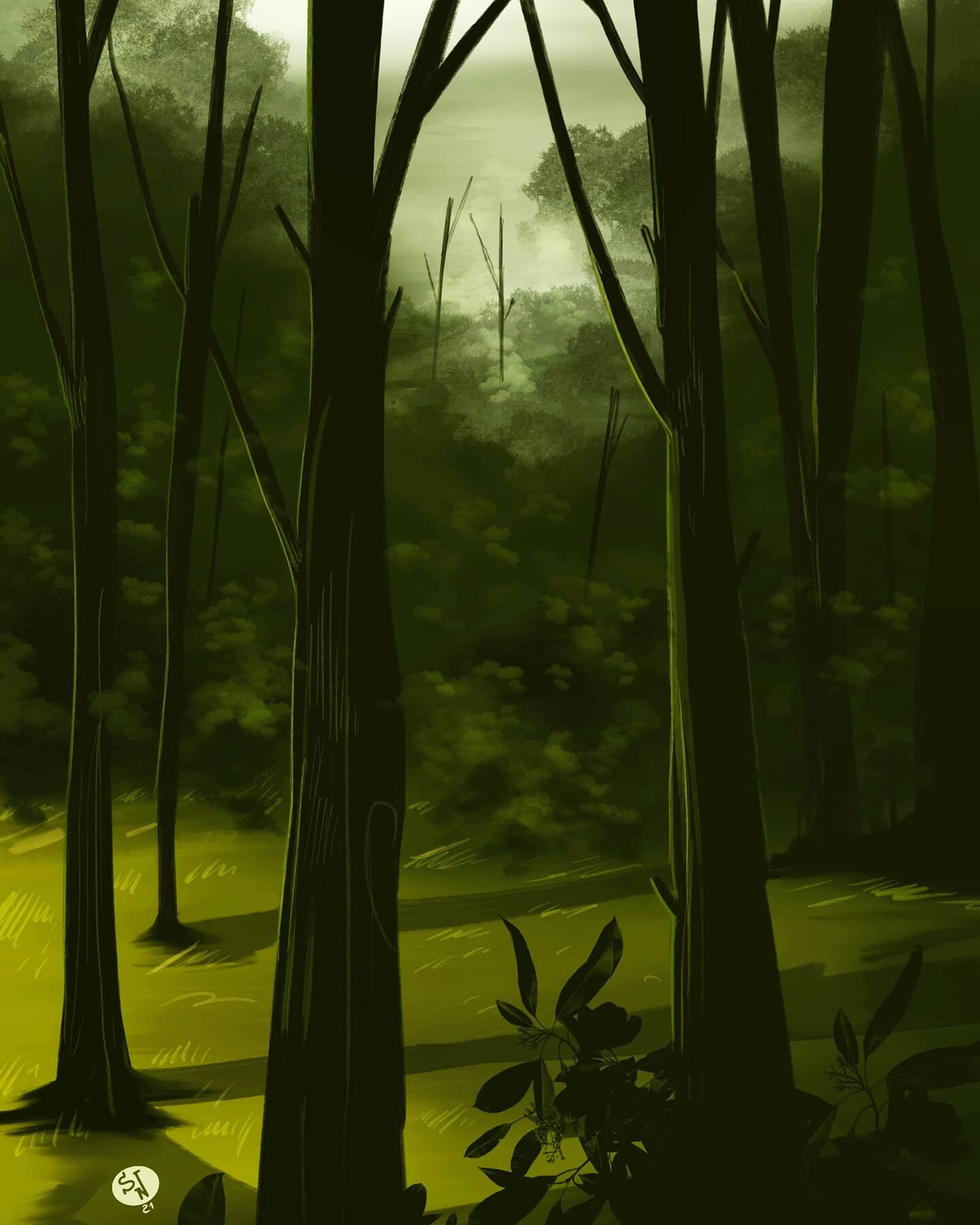 ArtStation - Fast landscape study! 🍃