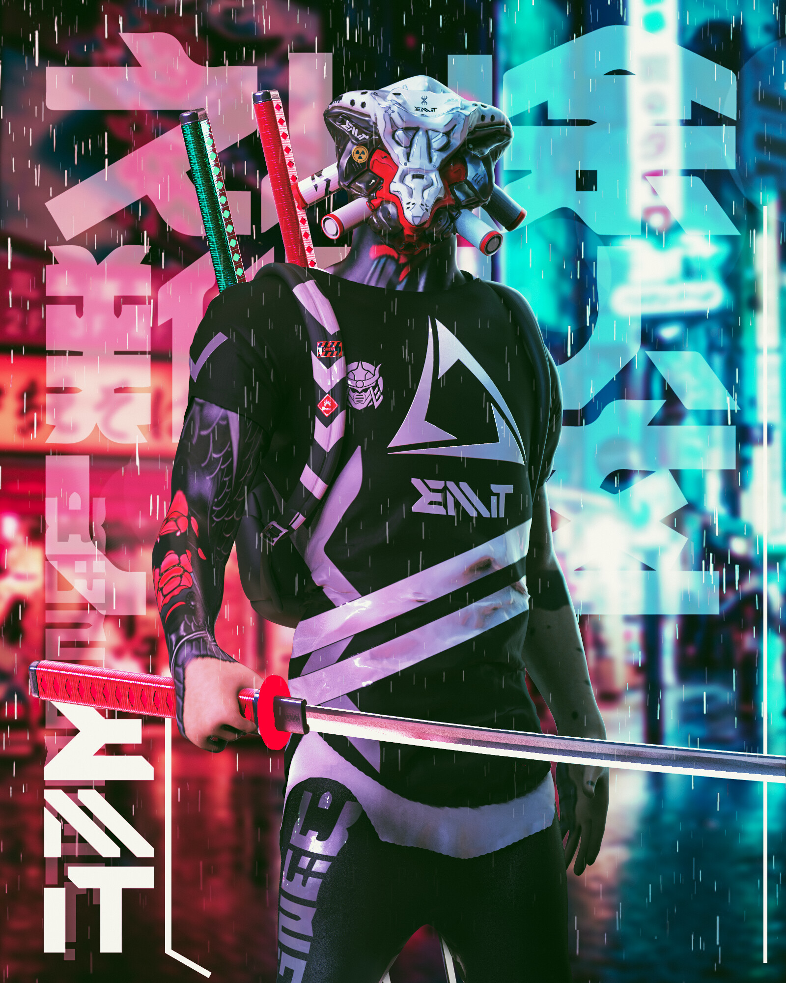 ArtStation - Cyberpunk Shinobi