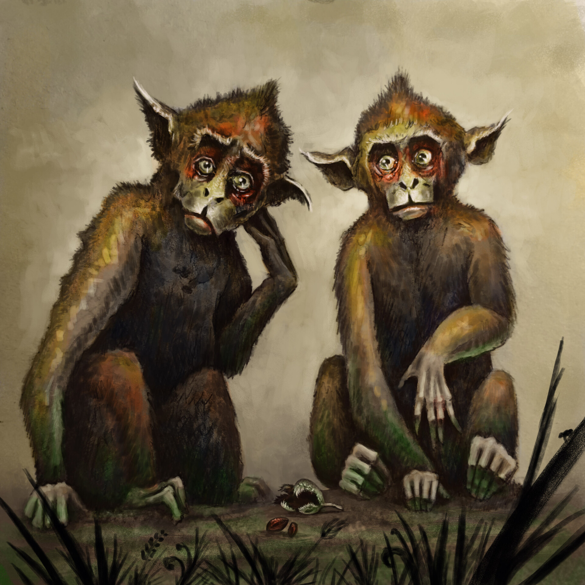 ArtStation - Two monkeys