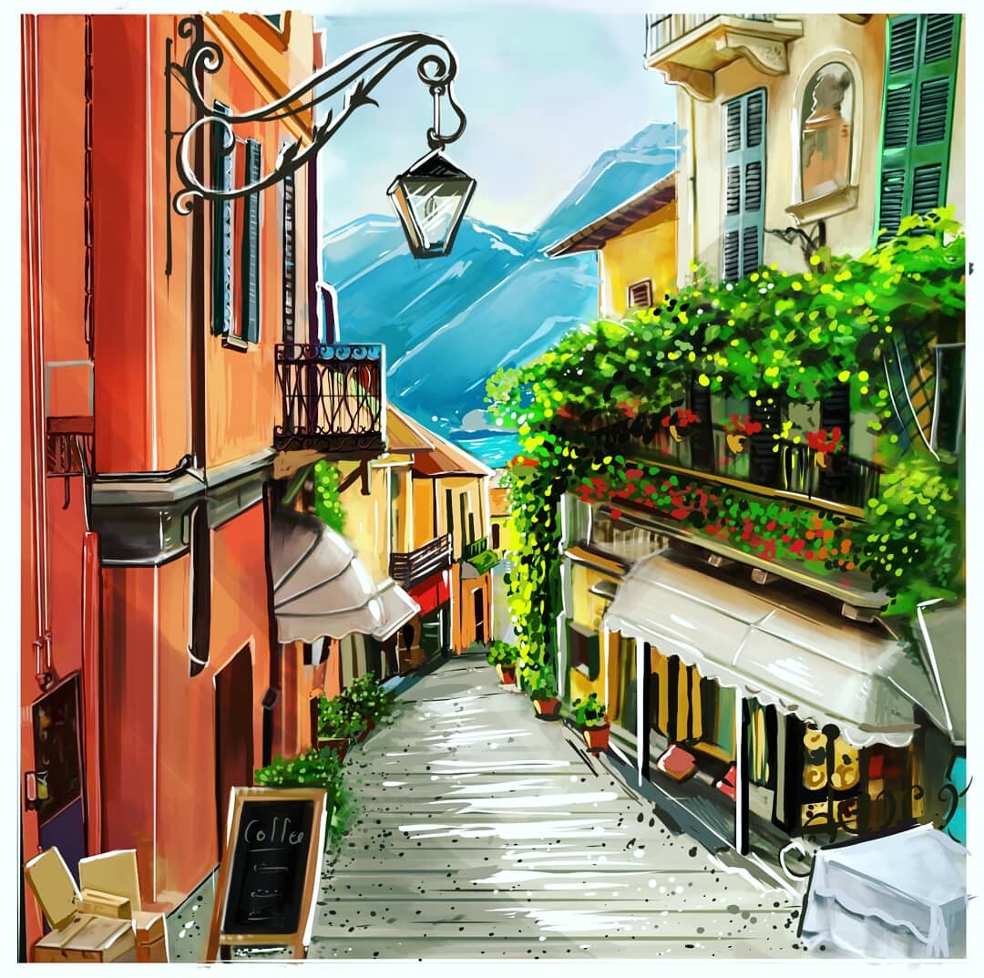 ArtStation - Italian street