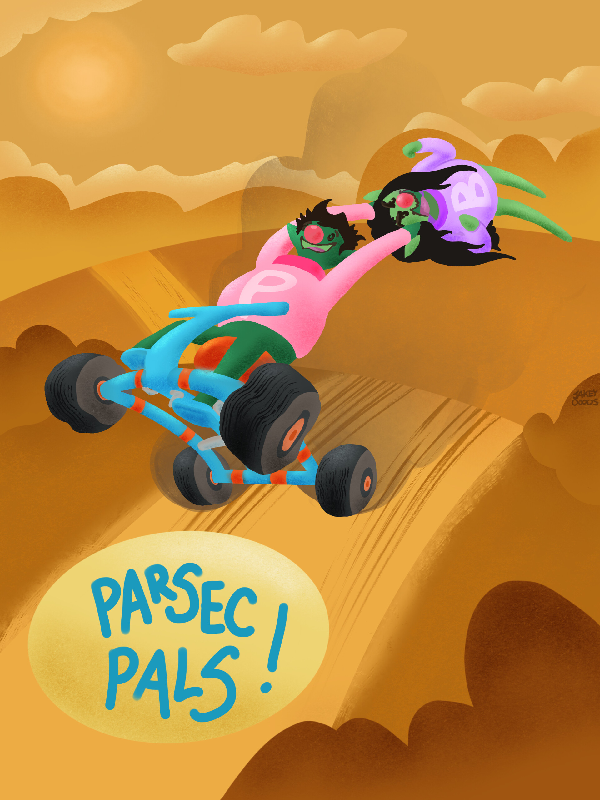ArtStation - Parsec Pals ride again!