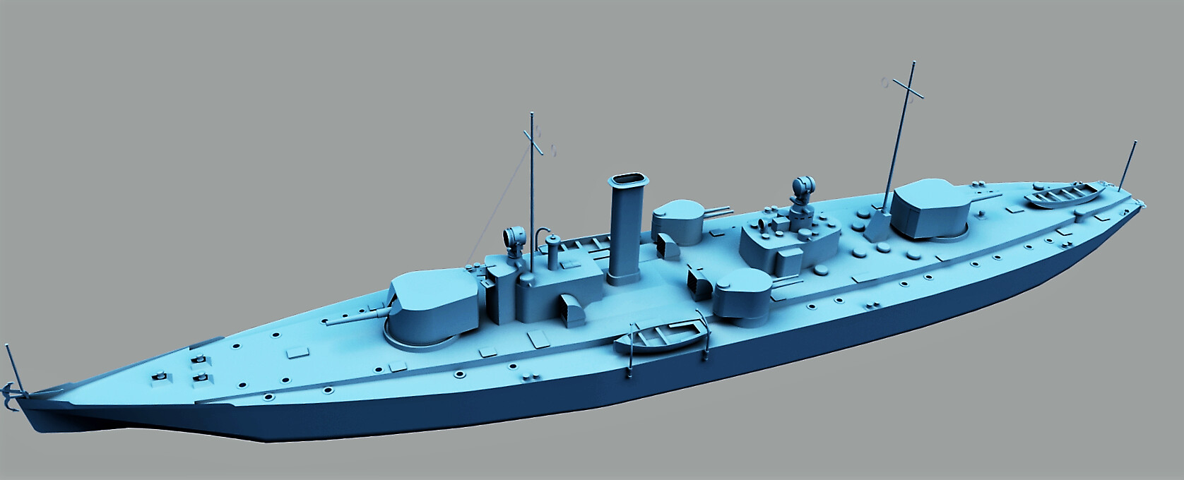 ArtStation - Austro-Hungarian Riverine Monitor
