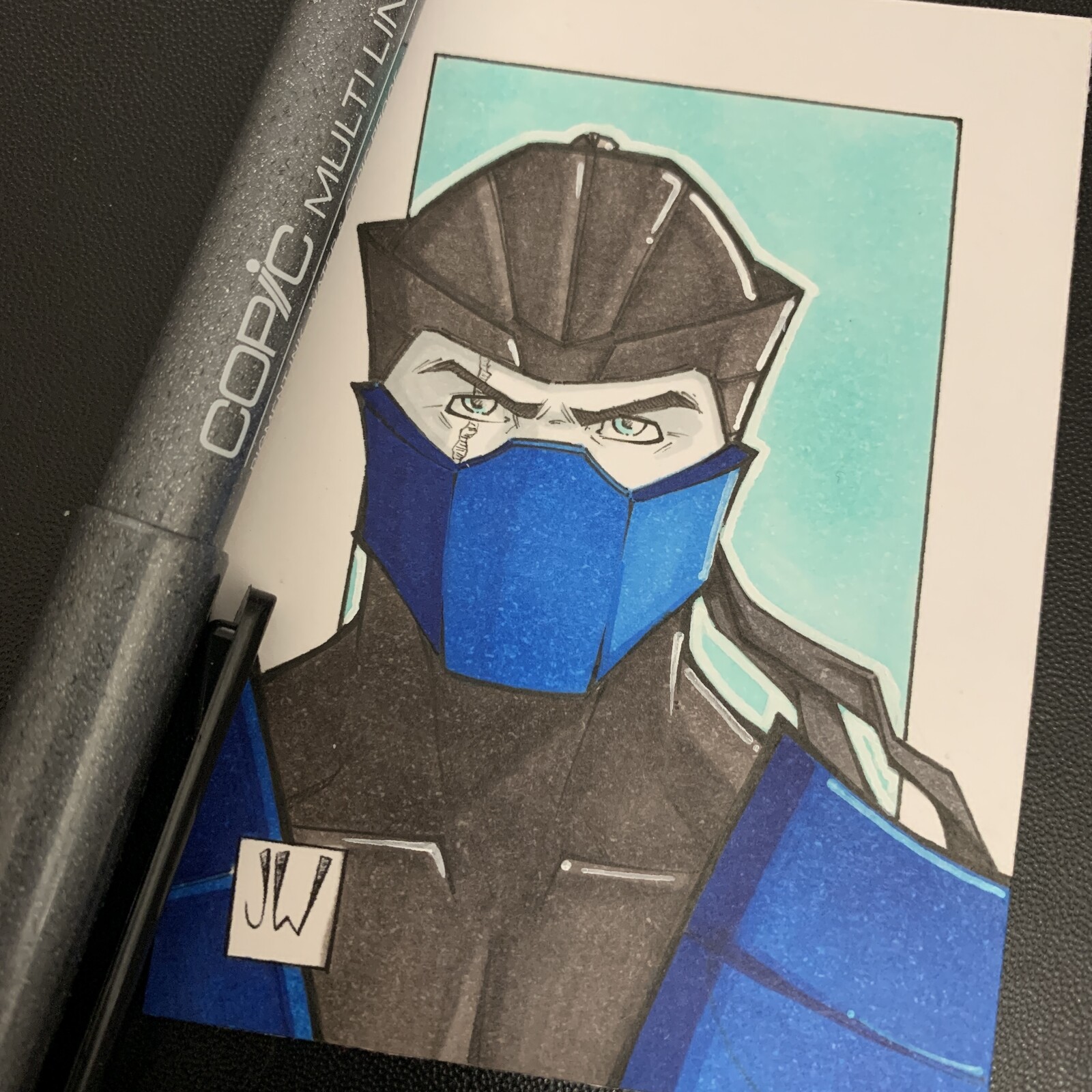 Jonathan Williams - Sub-Zero - Mortal Kombat Sketchcard