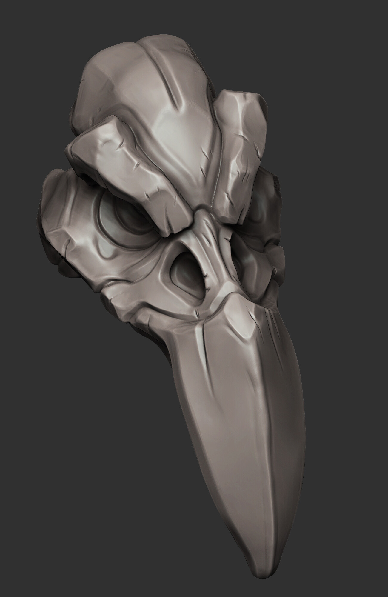 Dmitry Check - stylized raven skull