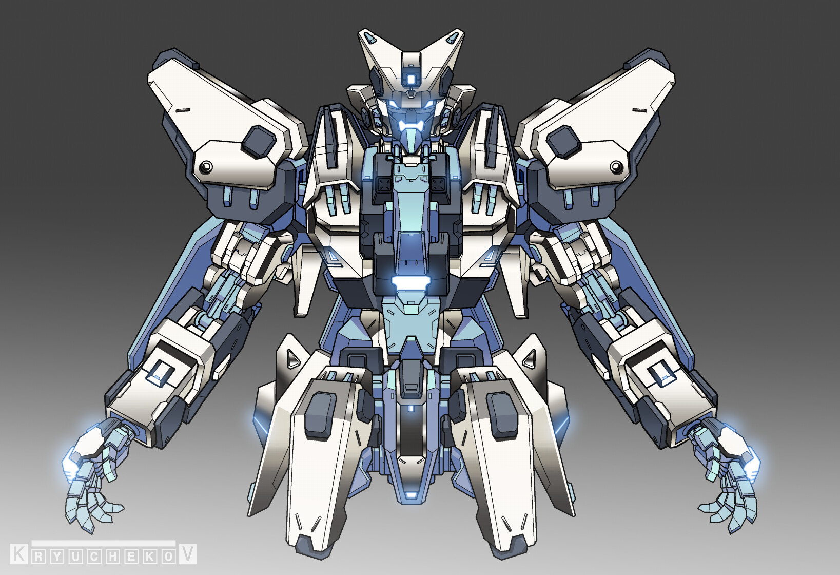 ArtStation - M.A.S.S. Builder mecha commission