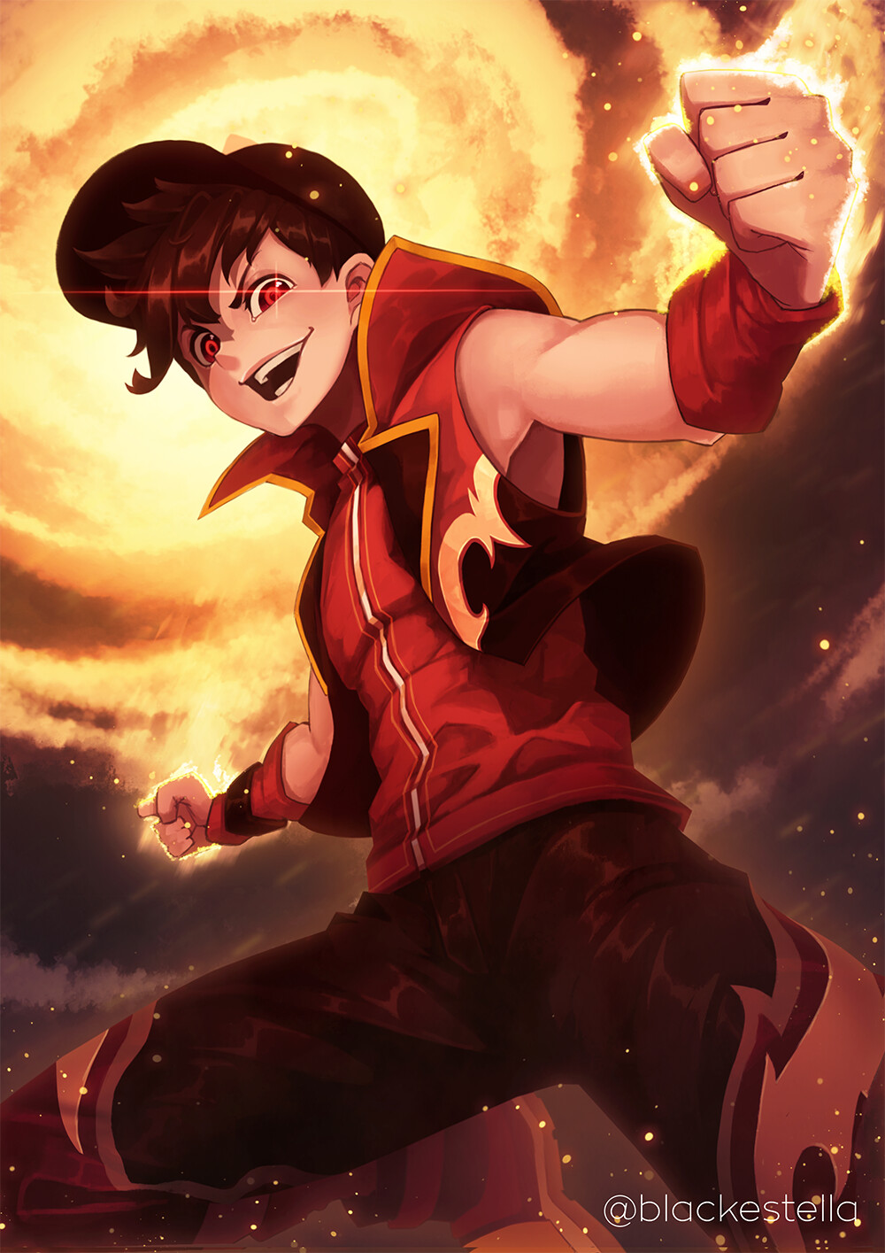 ArtStation - Boboiboy Blaze