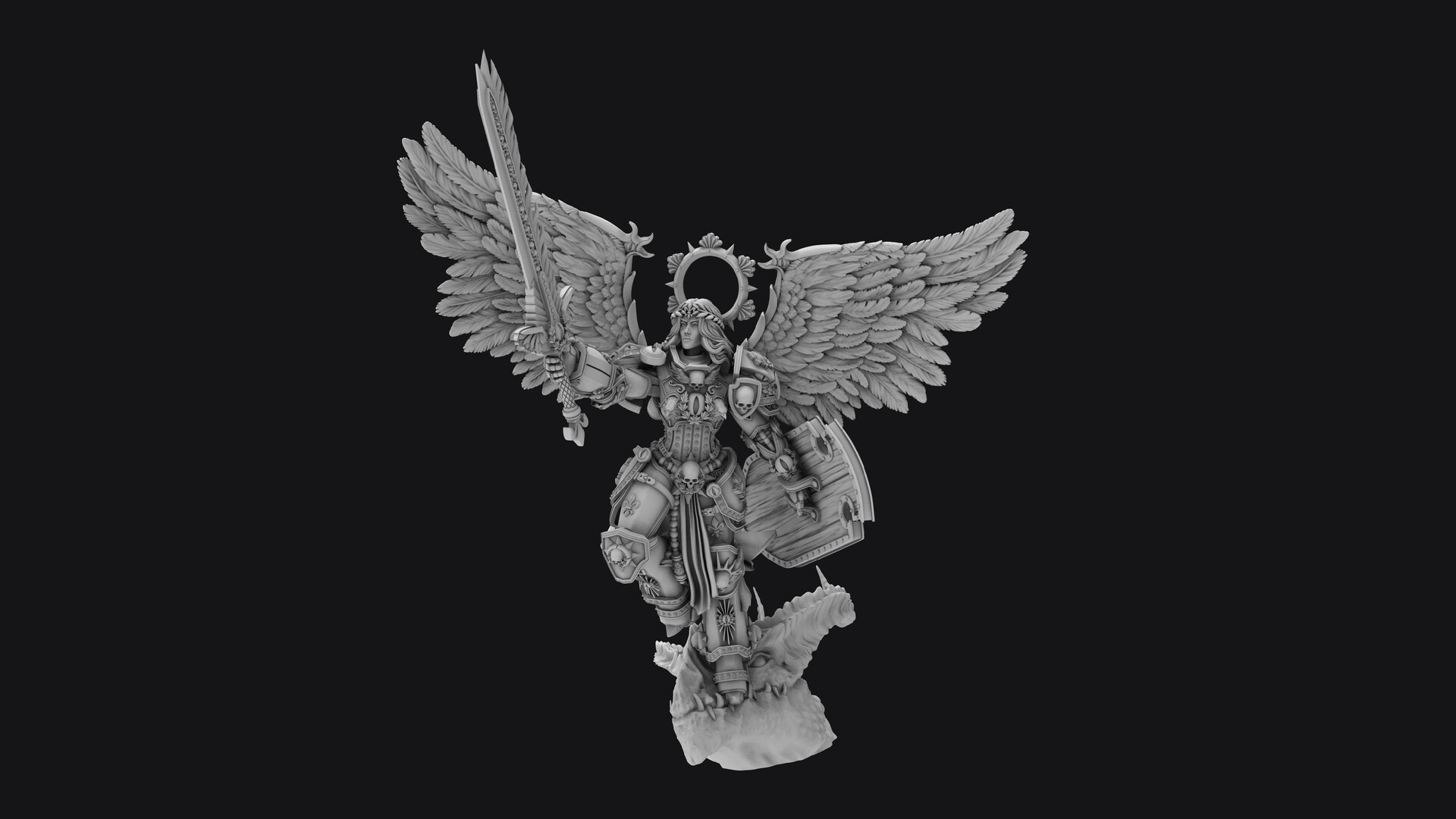 ArtStation - GR062 • Female Primarch Sanguinius • Warhammer 40k