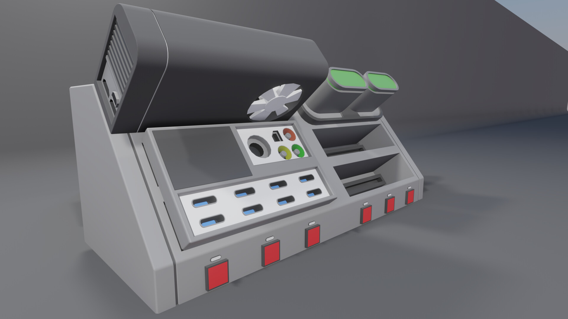 Sam Baker - Modular PC Prop - Early Concepting