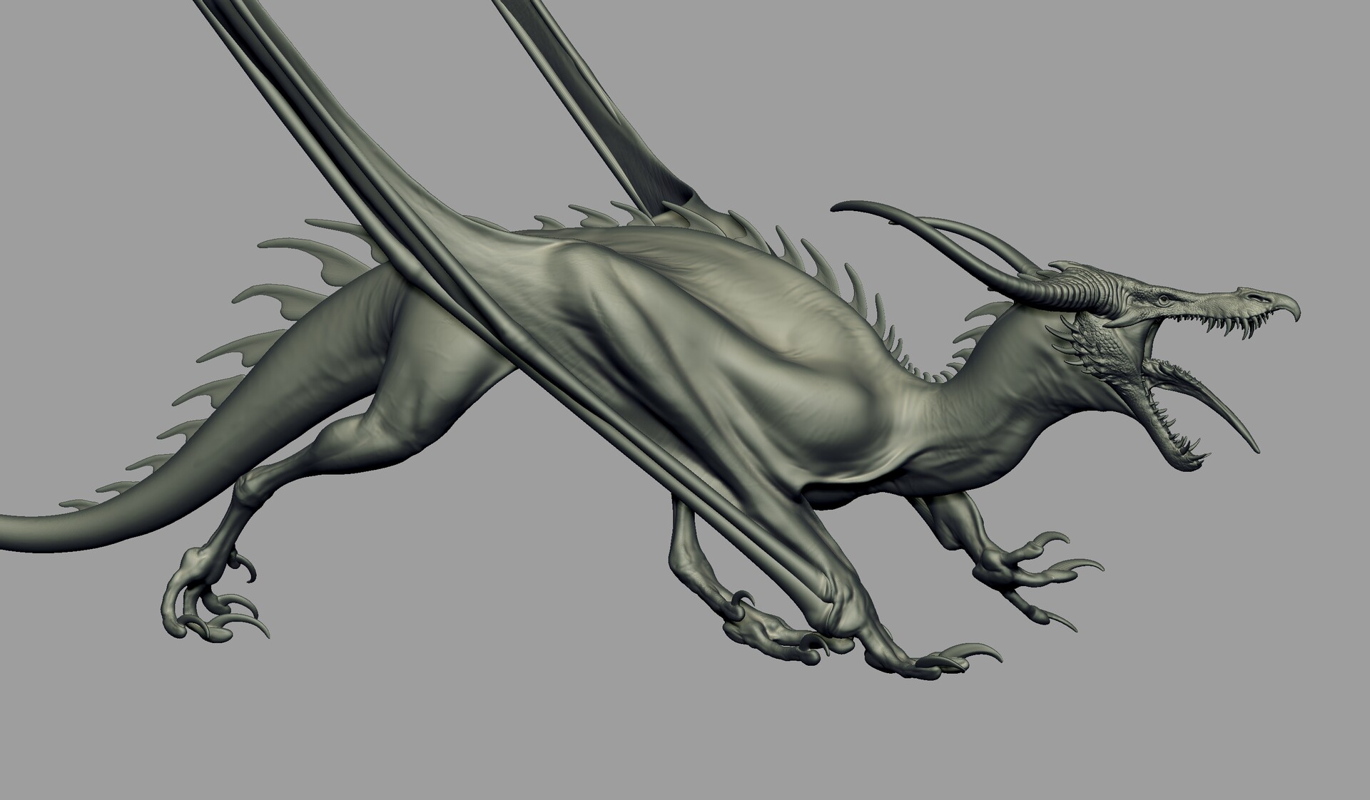 ArtStation - Dragon sculpt