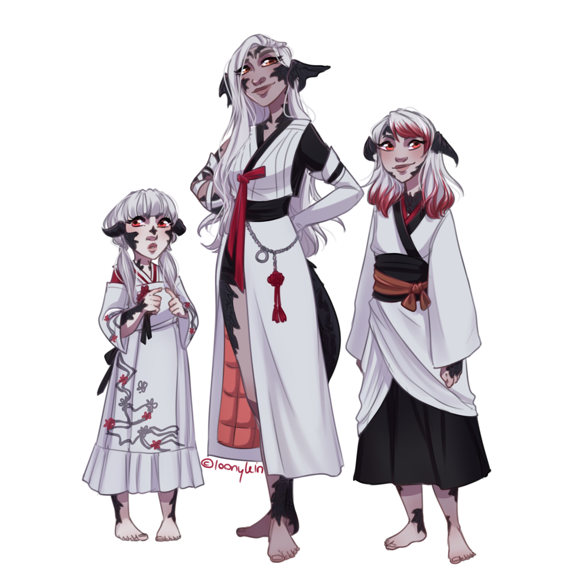 ArtStation - Au Ra Sisters