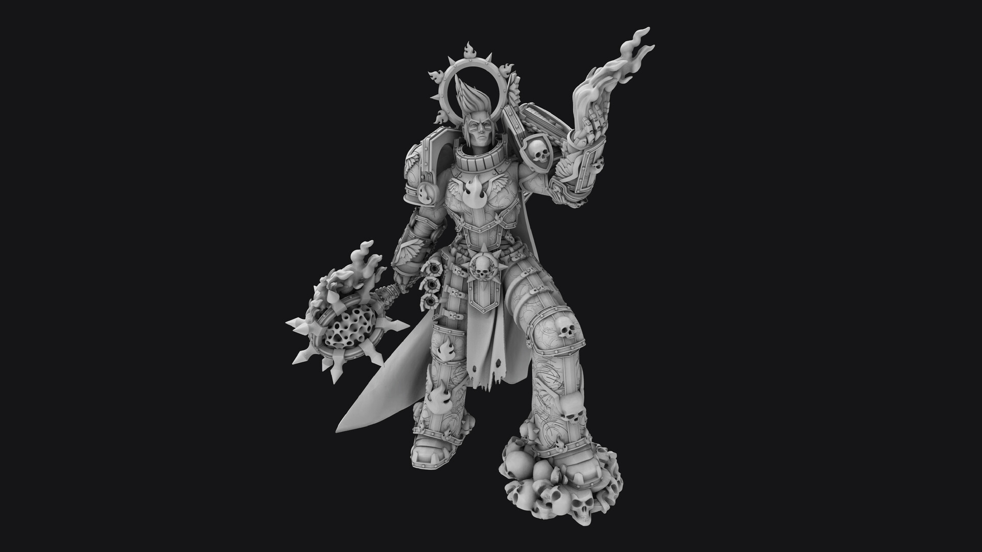 ArtStation - GR070 • Female Primarch Lorgar • Warhammer 40k