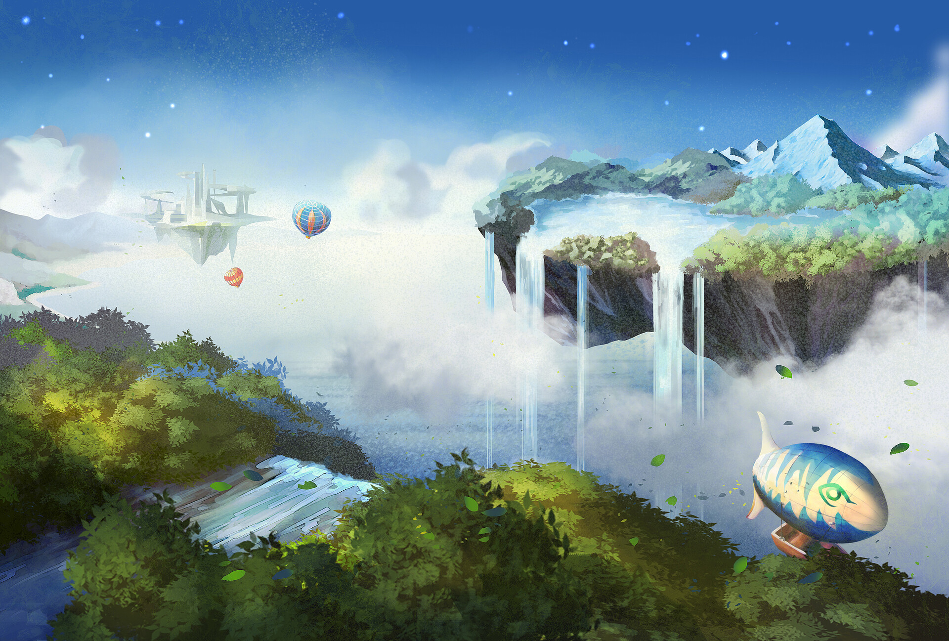 ArtStation - Sky island