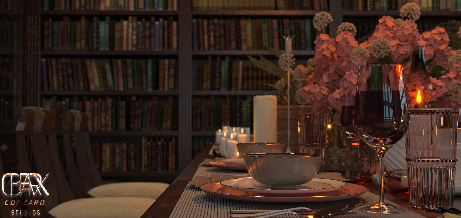 ArtStation - old room dining table