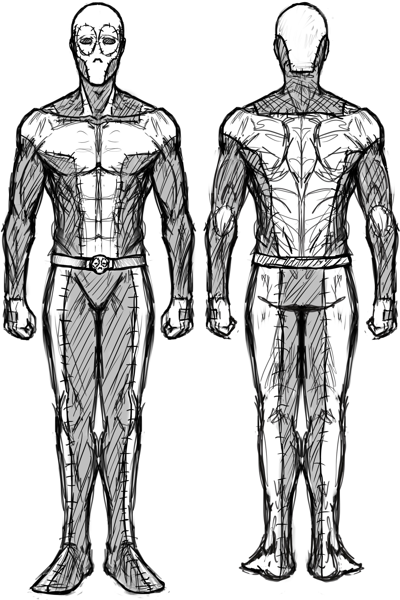 ArtStation - Deathman, original character design.