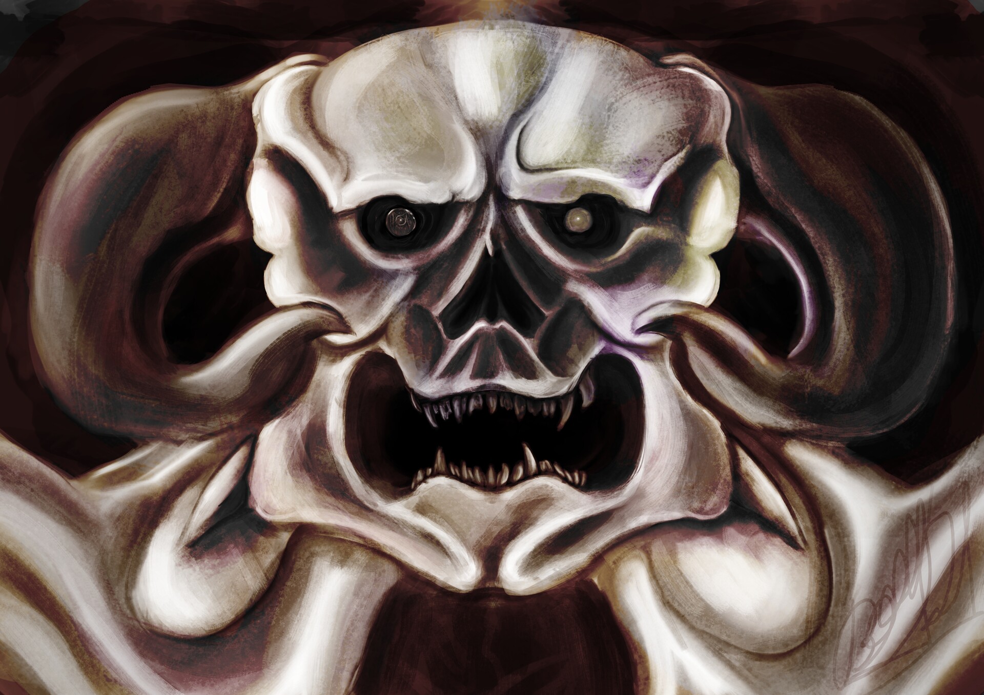 ArtStation - Doom 3 Maledict