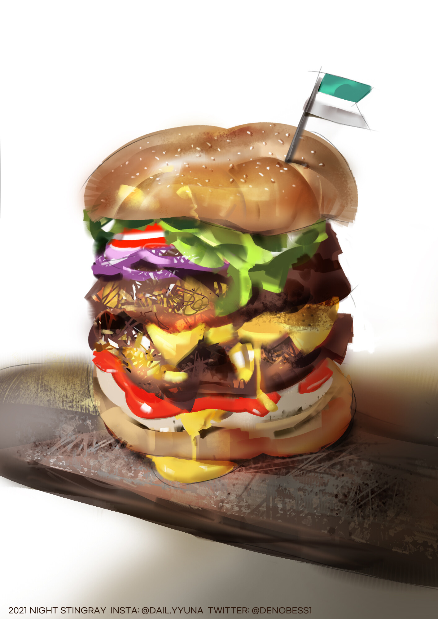 ArtStation - Hamburger Evan Lee