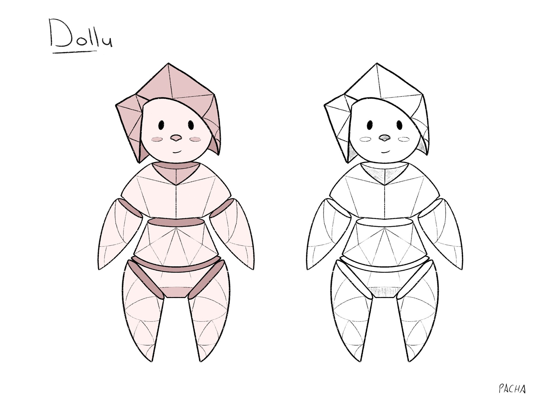 ArtStation - Dolly - character design