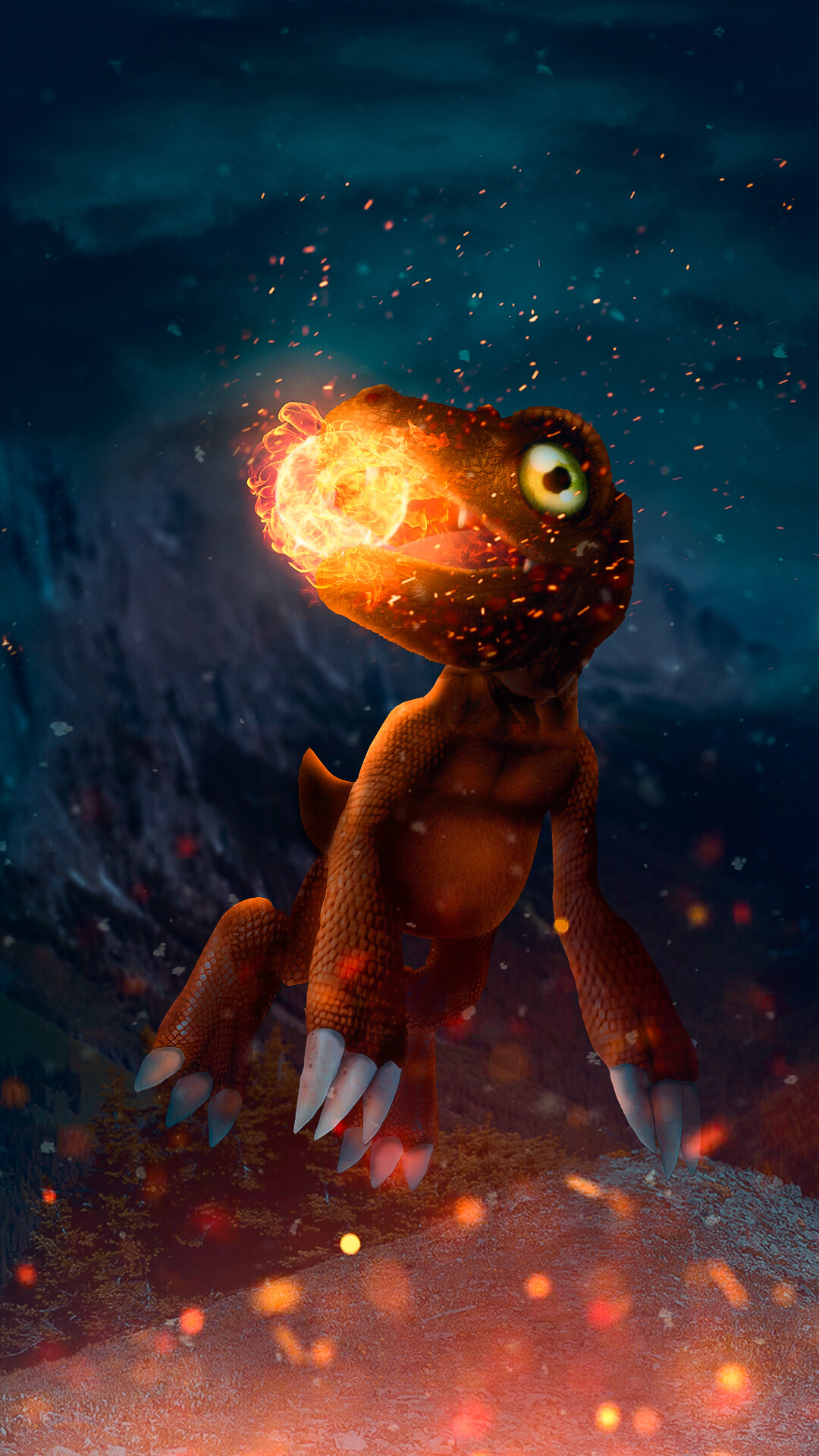 ArtStation - Agumon PS postal