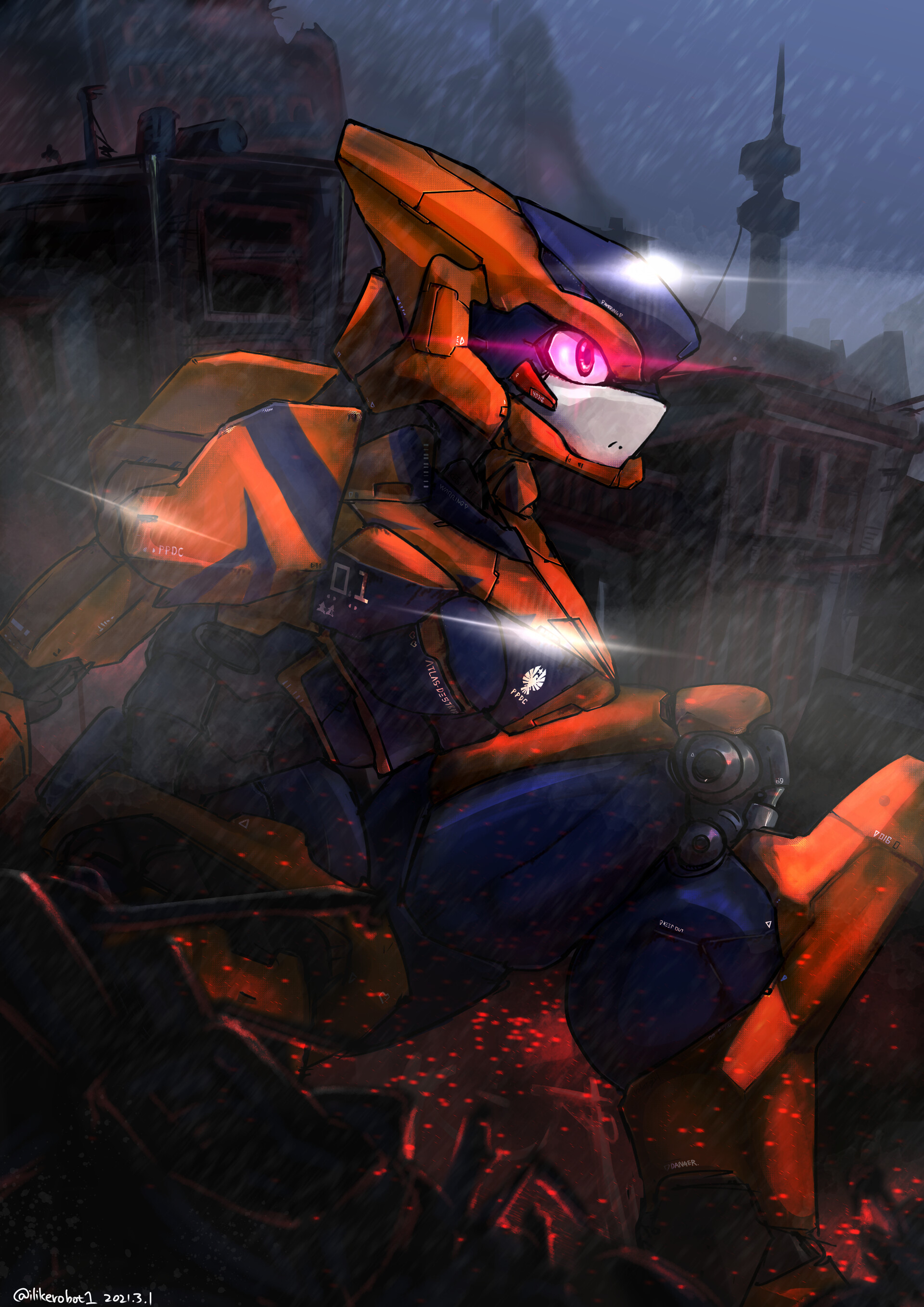 ArtStation - Atlas Destroyer girl