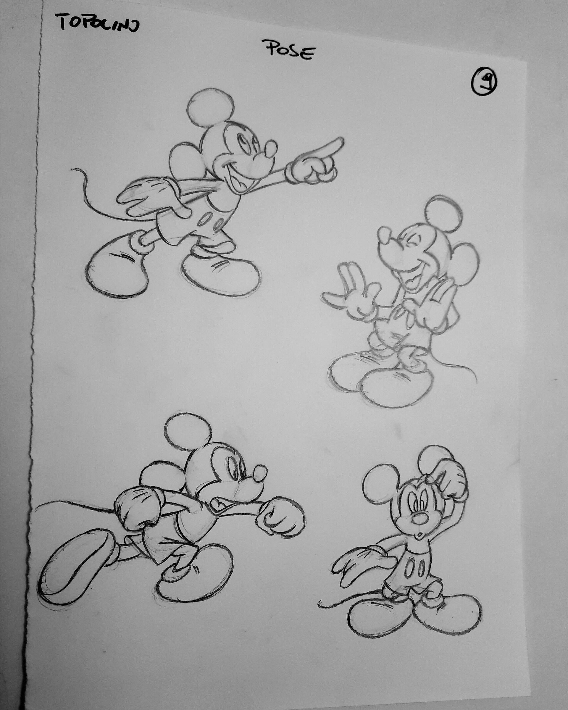 ArtStation - Mickey's poses