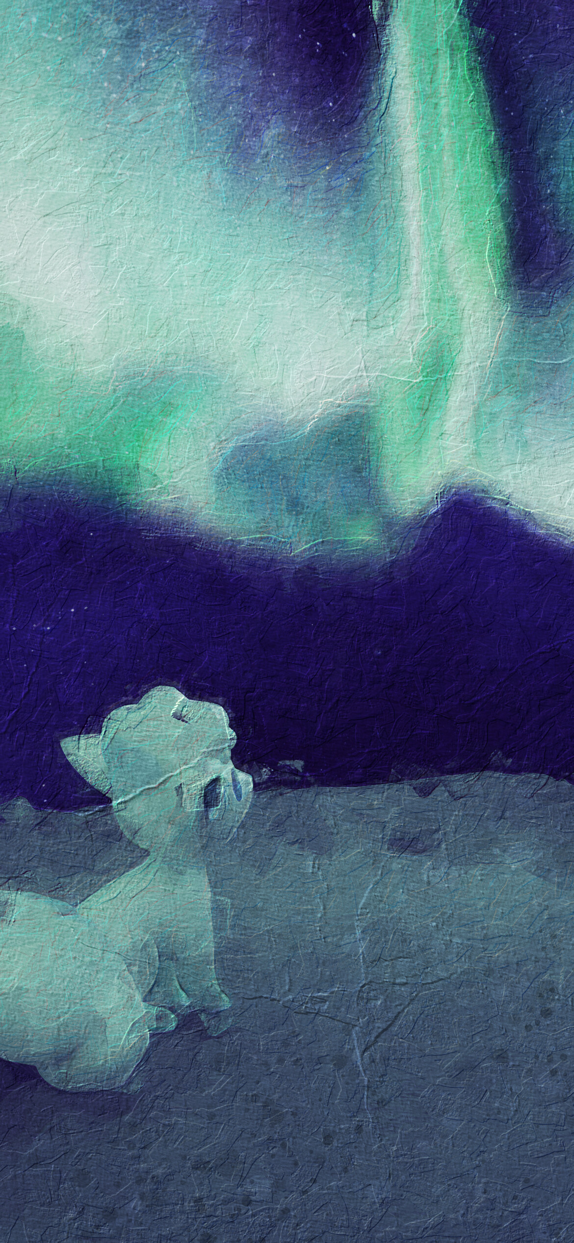 ArtStation - "Aurora Beam" Vulpix fanart