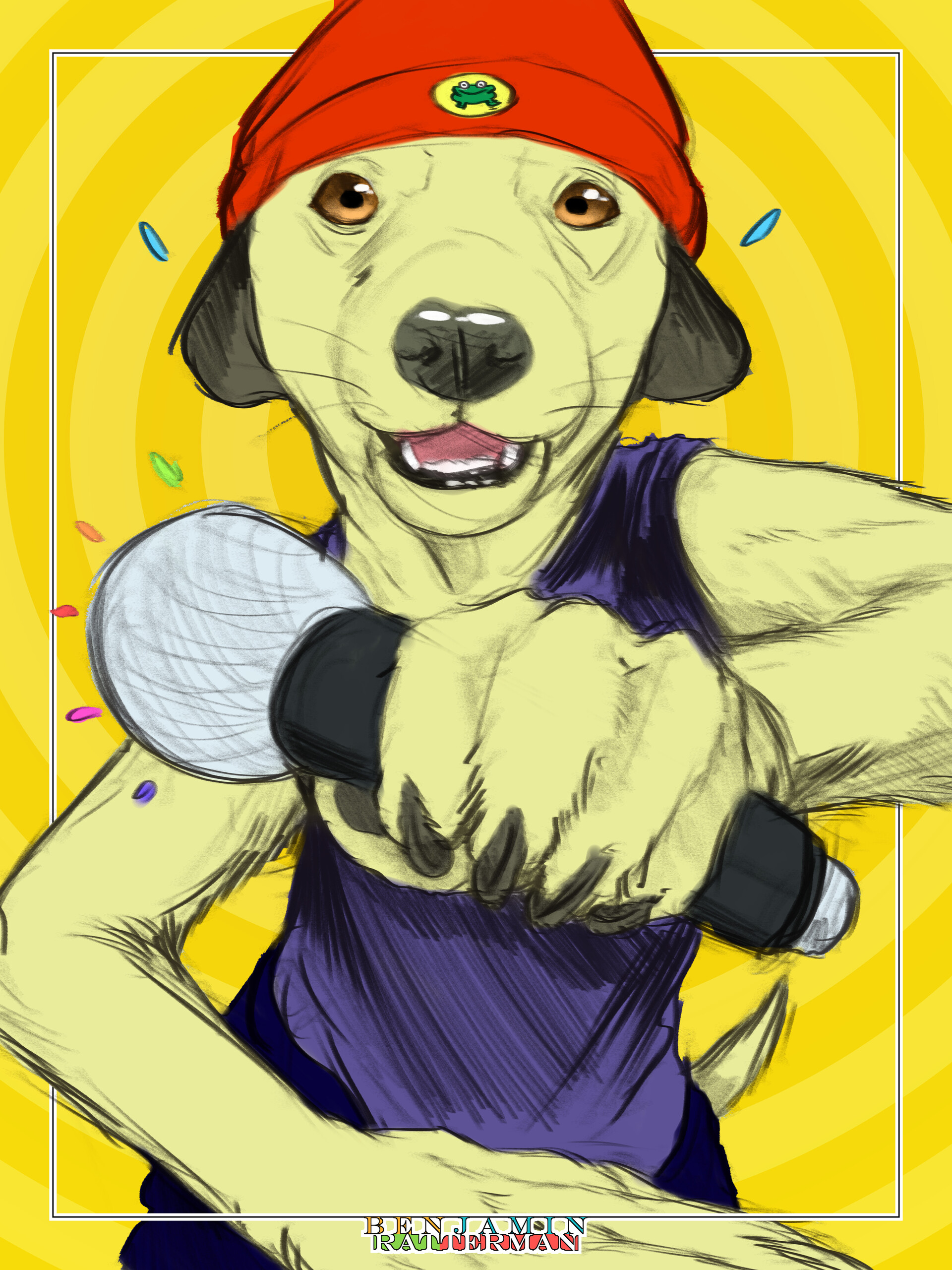 ArtStation - PaRappa The Rapper / PaRappa Rappa
