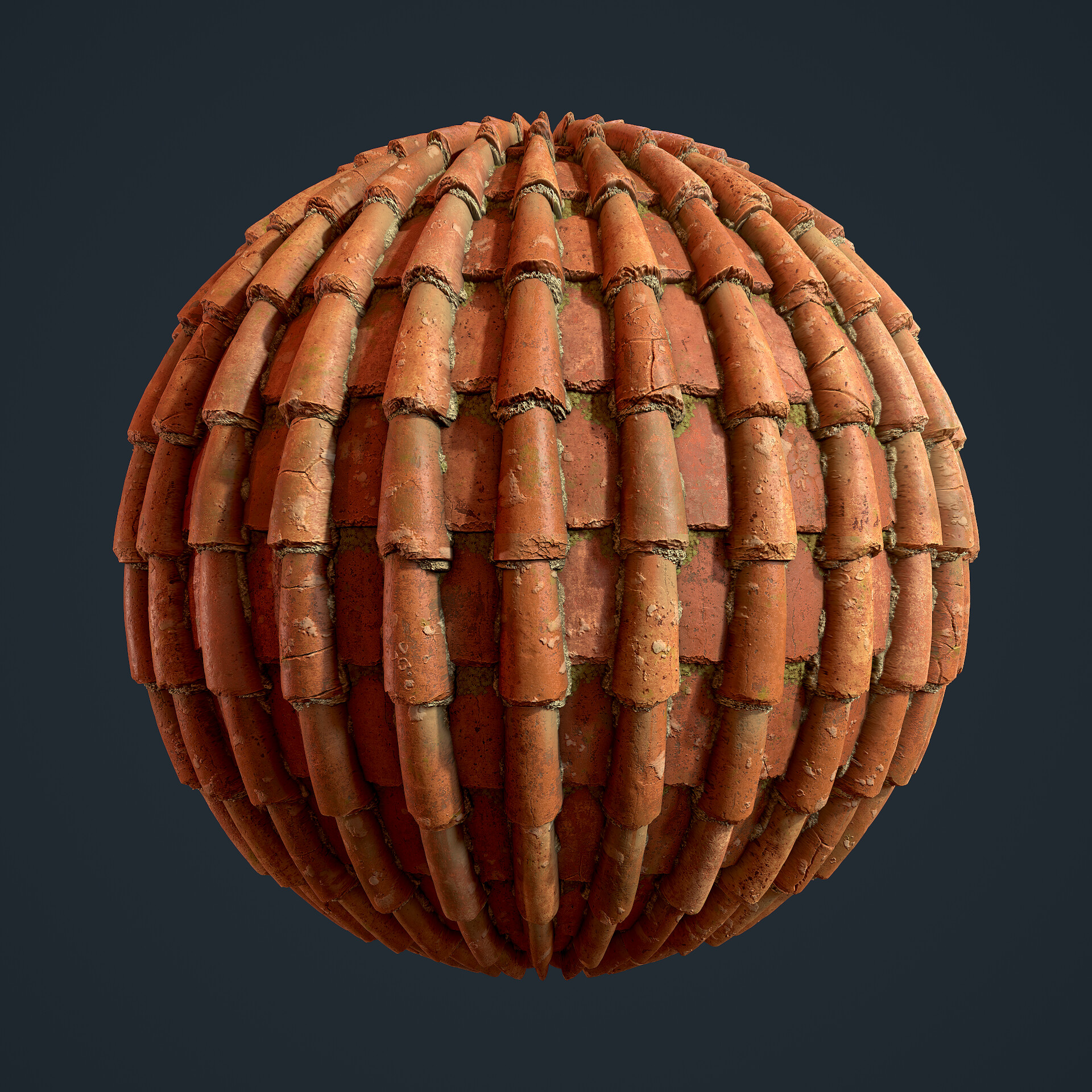 ArtStation - Old Roof Tile