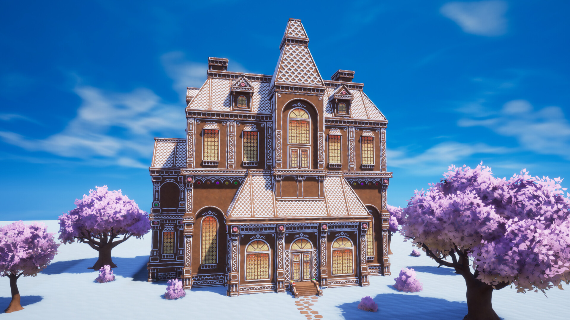 ArtStation - Gingerbread Mansion - Core