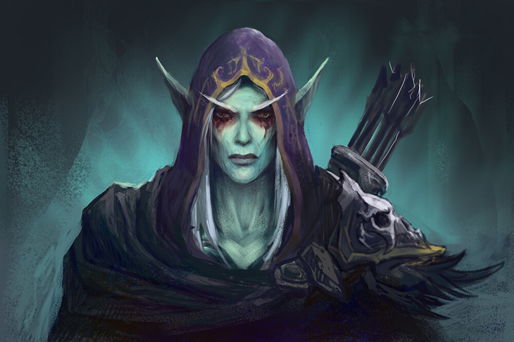 ArtStation - Sylvanas Windrunner Sketch