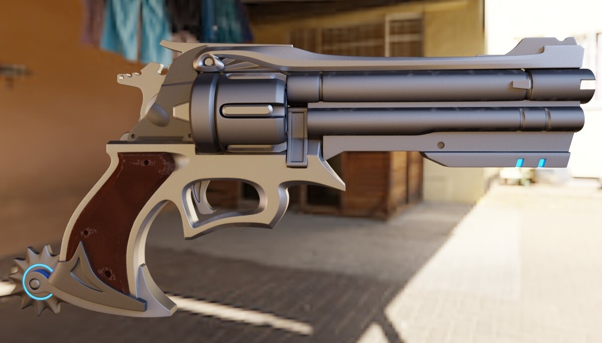ArtStation - McCree's revolver