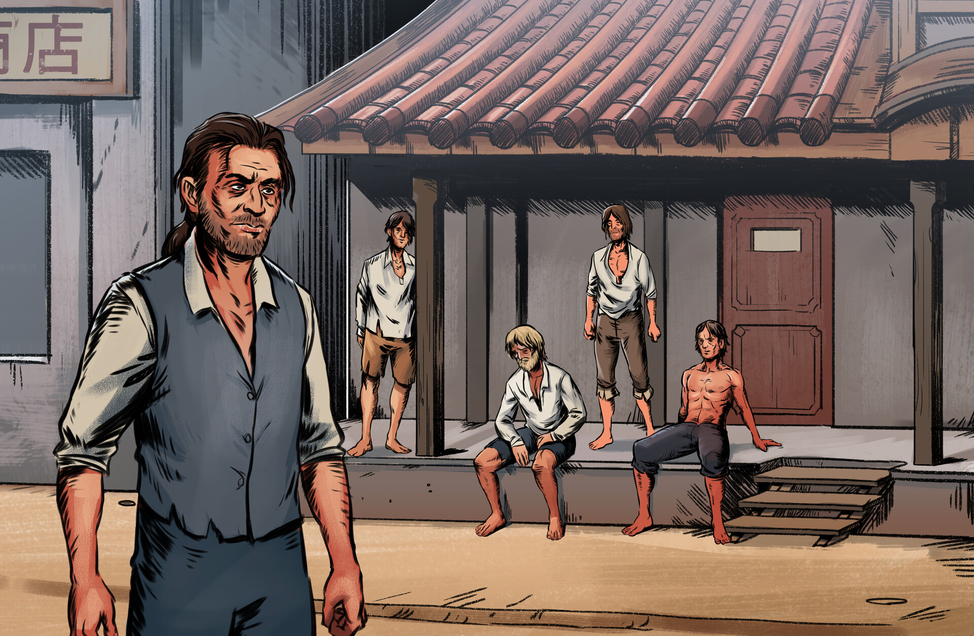 Neil Reed - Interactive Shipwreck Cinematic Frames