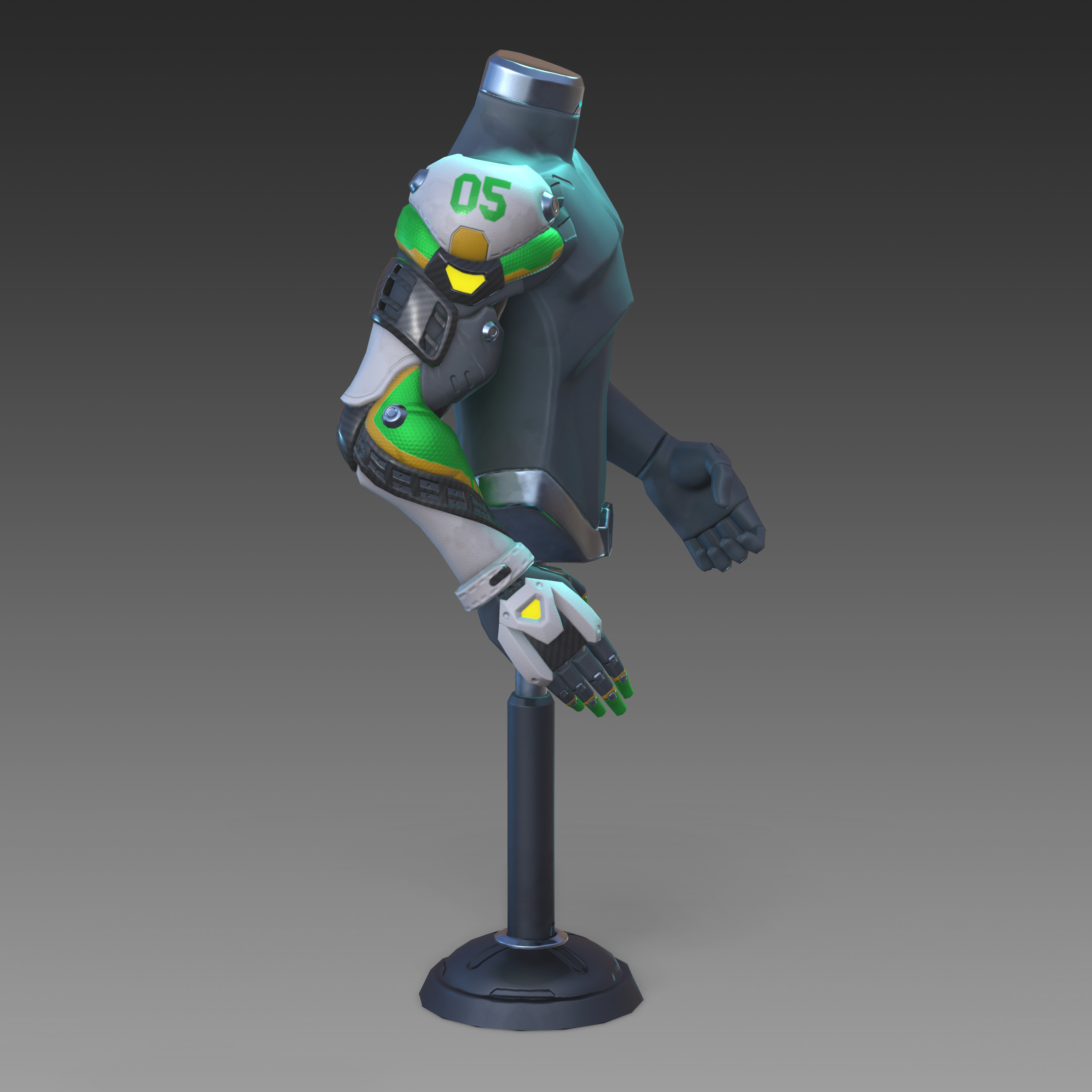 Ryan Savas - Overwatch Fanart: Prosthetic Arm