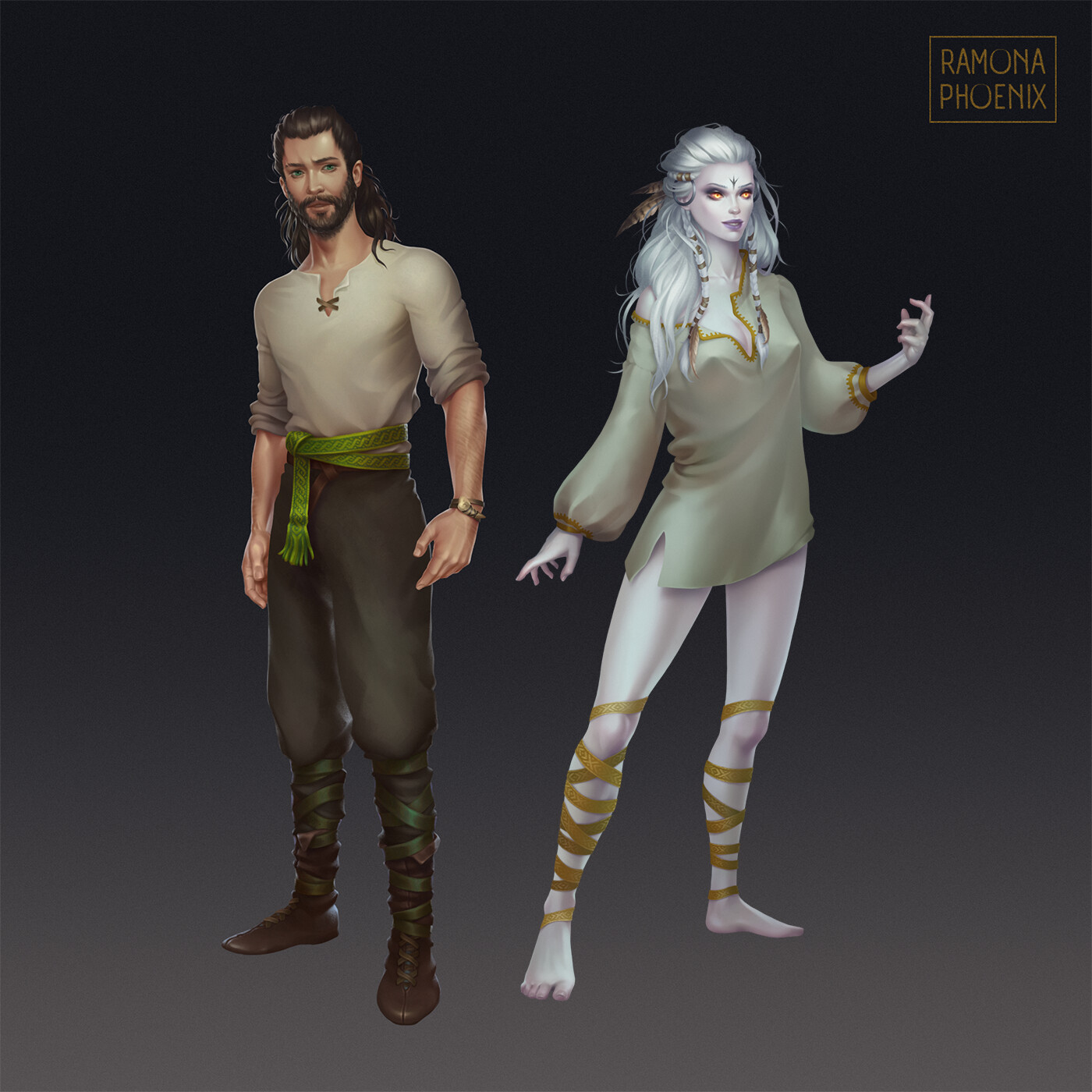 ArtStation - Protagonist's sister concept