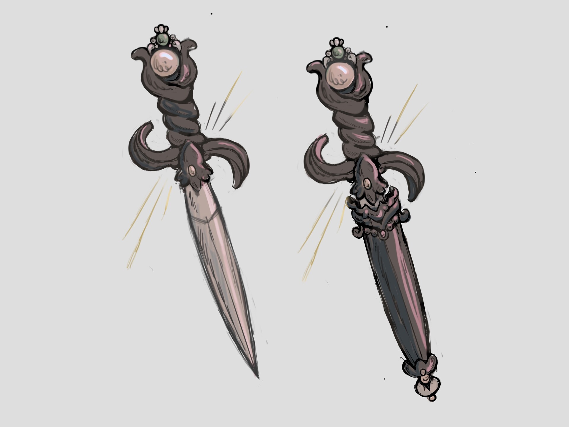 ArtStation - Dagger Prop Design